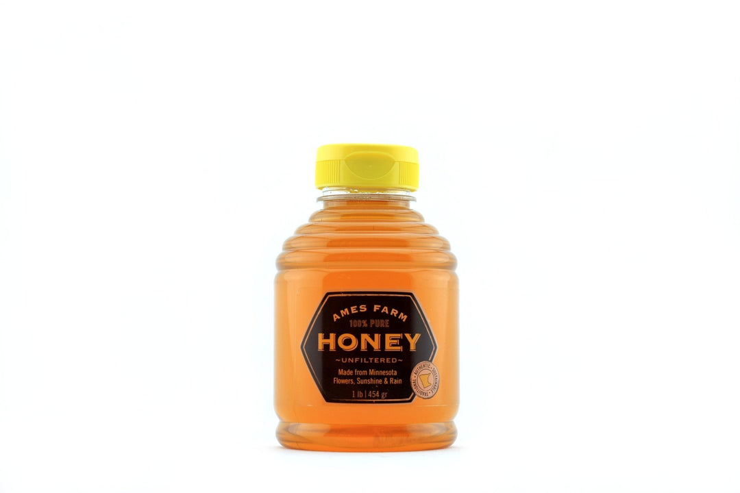 Minnesota Honey | Squeeze Bottle | Table Honey – Ames Farm Single ...